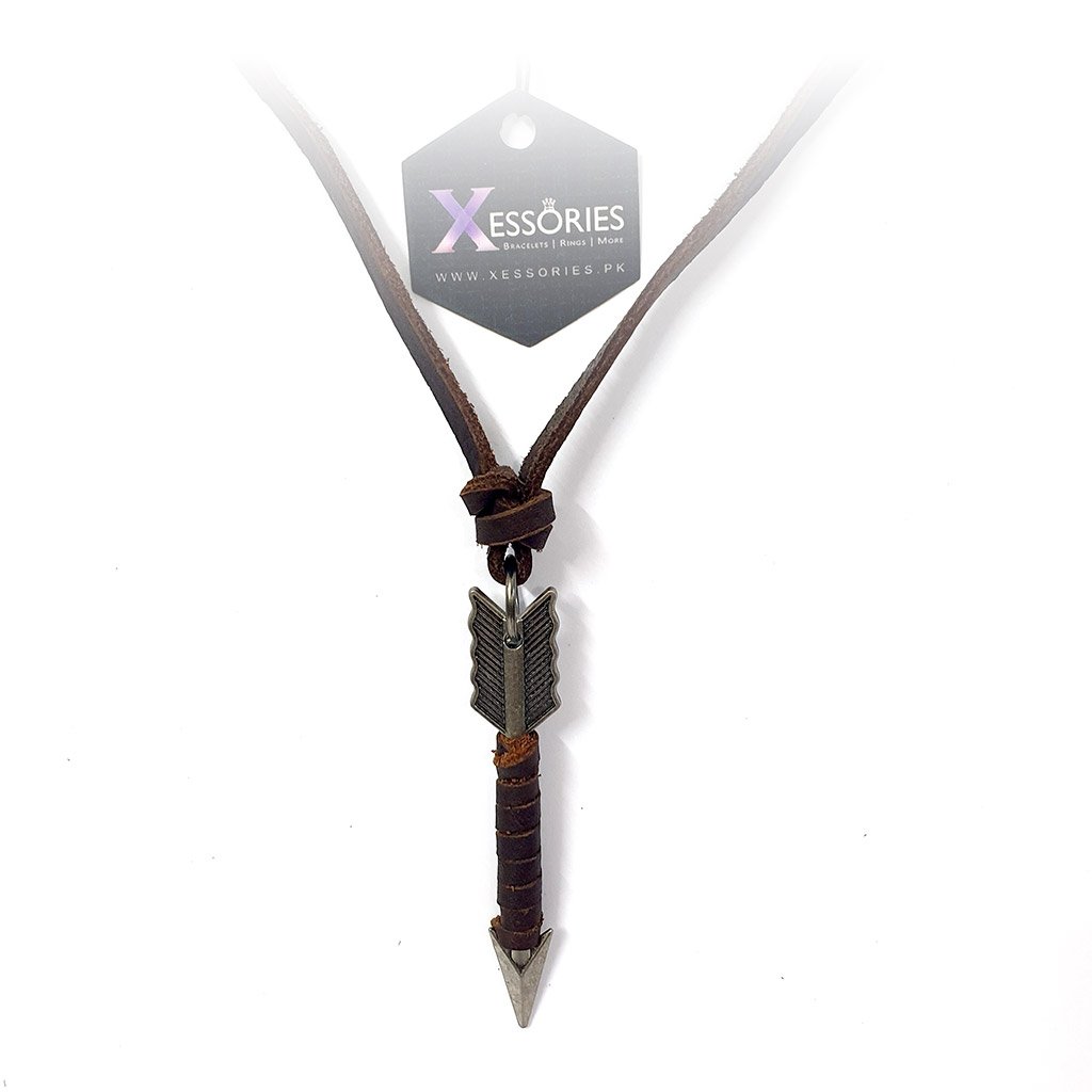 The Arrow - Leather Necklace - Xessories