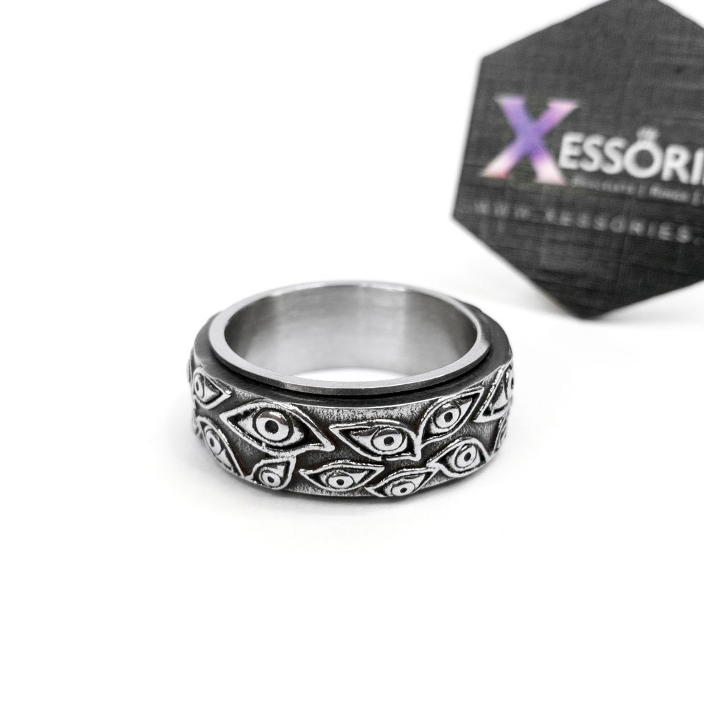 Evil Eye - Spinner Ring - Xessories