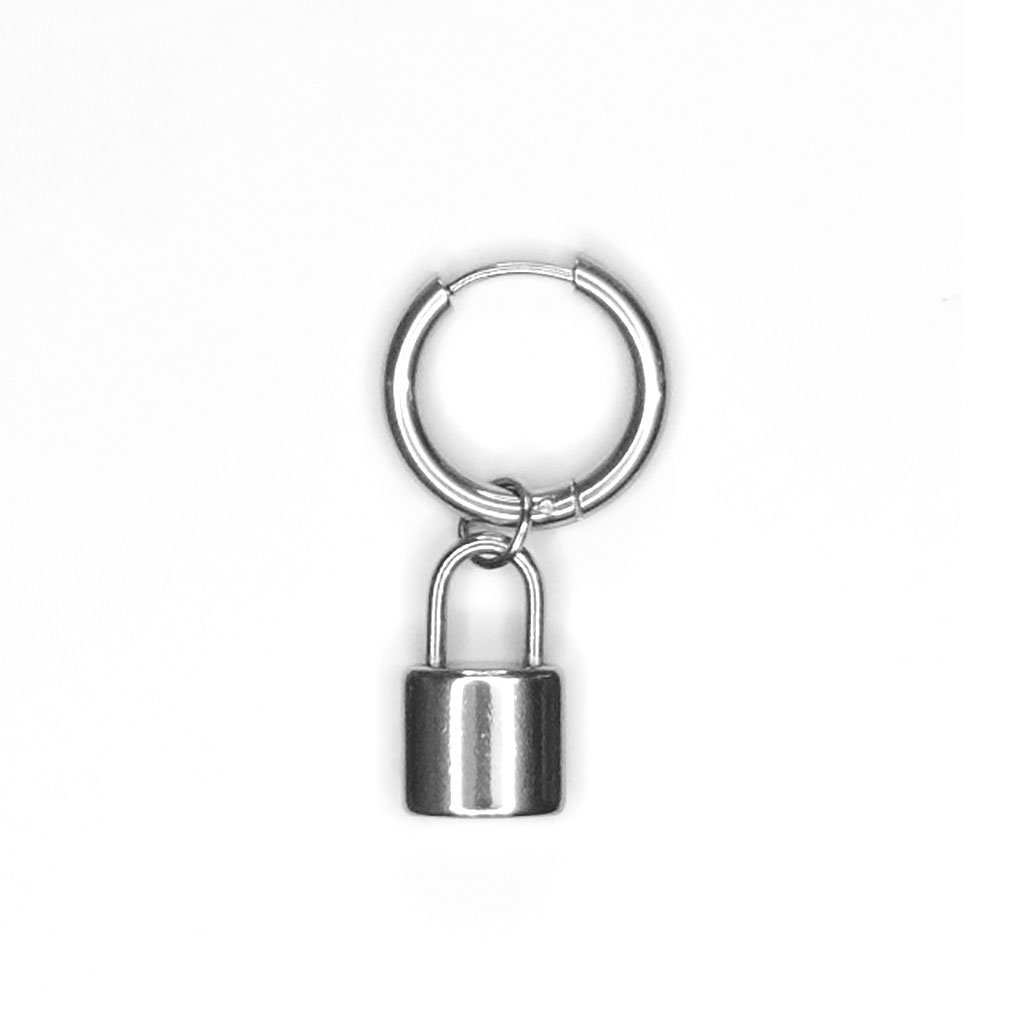 Mini Lock Hoop - Pierced - Single - Xessories