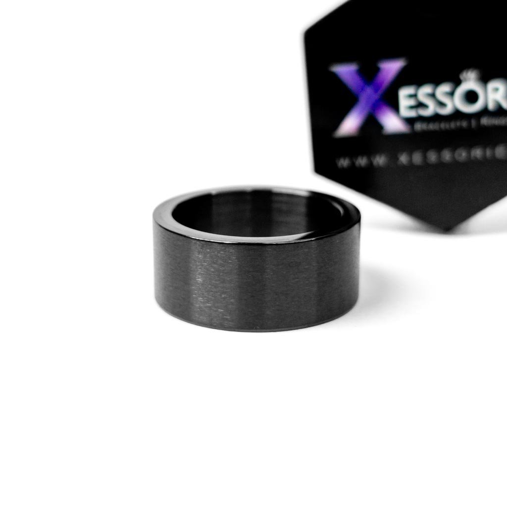 Basic Tube Ring - 10mm - Black - Xessories